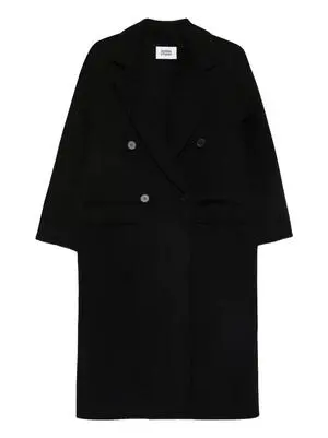 ALPHA STUDIO Wool Double-Breasted Coat
