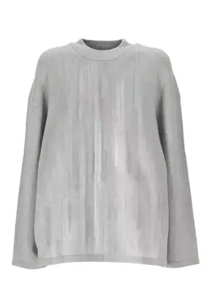 Max Mara Ribbed High-neck Sweater - Grey