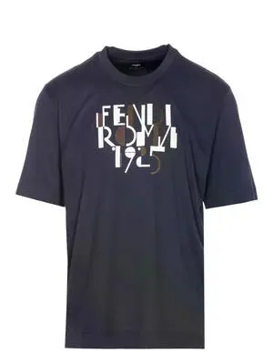 Fendi Graphic-print T-shirt - Blue
