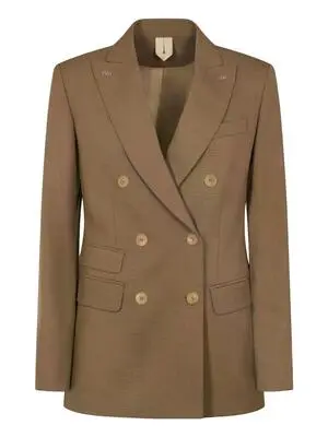 Max Mara Peak-lapel Double-breasted Blazer - Brown
