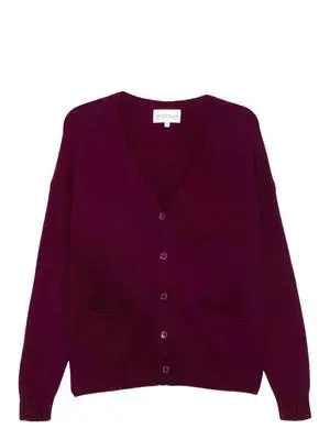 Eric Bompard Button-fastening Cardigan - Purple