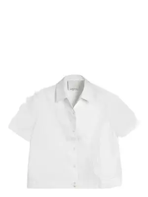 You Must Create Embroidered Short-sleeve Shirt - White