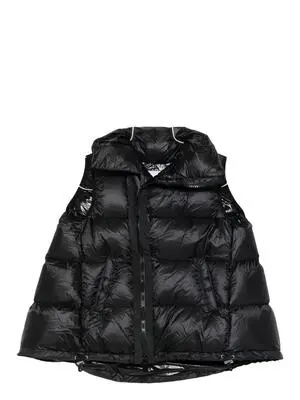 Sacai High-neck Padded Gilet - Black