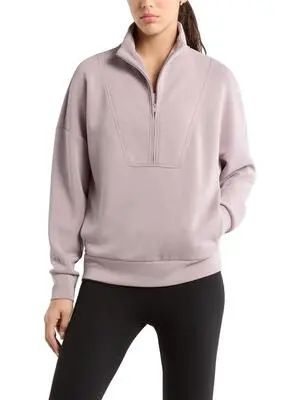 Zella Ultrasoft Half Zip Pullover - Purple Dove