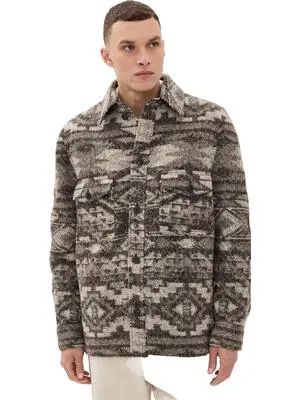 Isabel Marant Kervon Jacket - Dark Brown