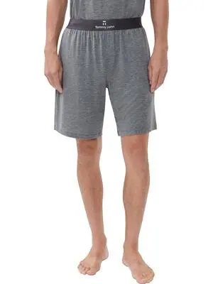 Tommy John Second Skin Sleep Shorts - Medium Grey Heather