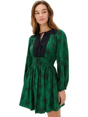 Sea Joan Print Tunic Dress - Green