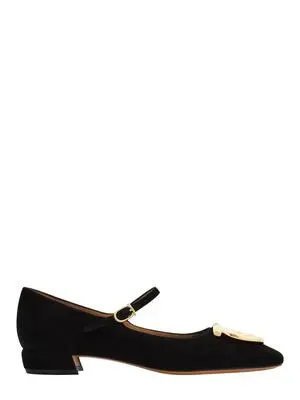 FERRAGAMO Gancini Leather Pumps - Black