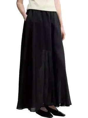 ISABELLE BLANCHE A-line Skirt - Black