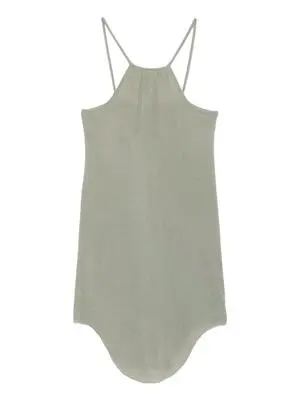 Rick Owens Skorpio Ribbed Tank Top - Green