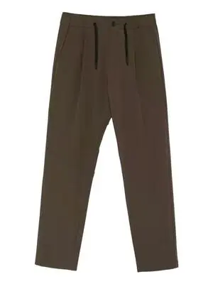 Herno Pleated Drawstring Trousers - Green
