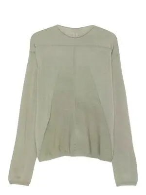 Rick Owens Panelled Wool Sweater - Green