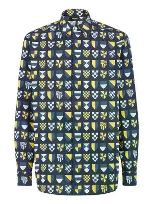 FENDI Crest-print Shirt