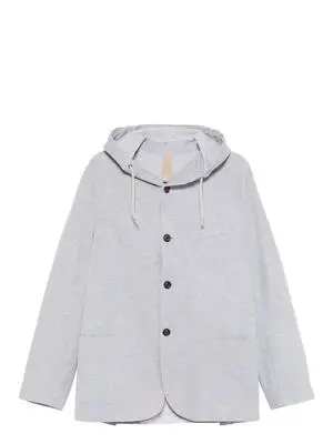 Eleventy Hooded Blazer - Grey