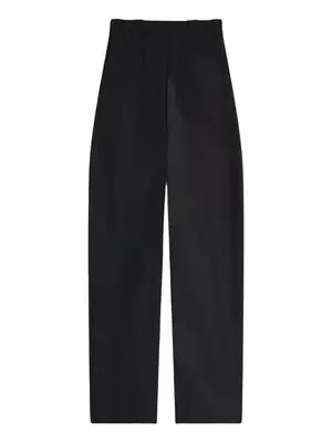 MUGLER Pleated-front Trousers - Black