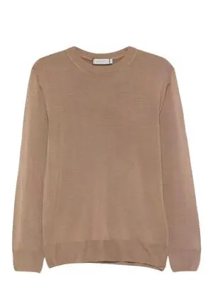 Canali Wool T-shirt - Brown