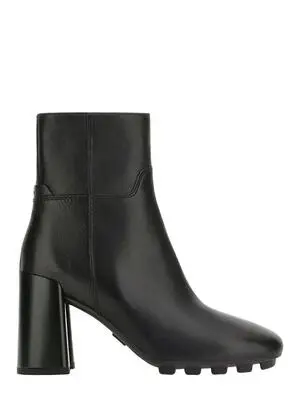 Hogan 90mm Leather Boots - Black