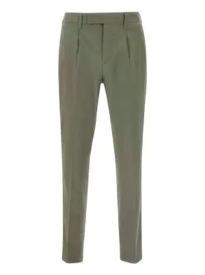 DEVORE INCIPIT Pleated Front Trousers - Green