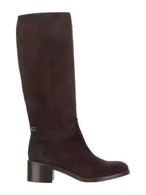 CAREL 50mm Brighton Suede Boots - Brown
