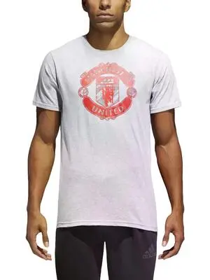 Adidas X Manchester United The Go To T-shirt - Grey