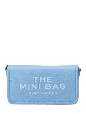 Marc Jacobs The Mini Leather Crossbody Bag - Clear Blue