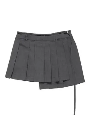 Acne Studios Pleated Mini Skirt - Grey