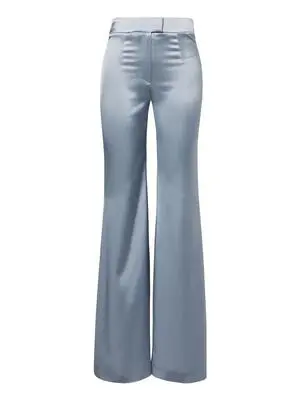 Galvan Julianne High-rise Wide-leg Pants - Blue