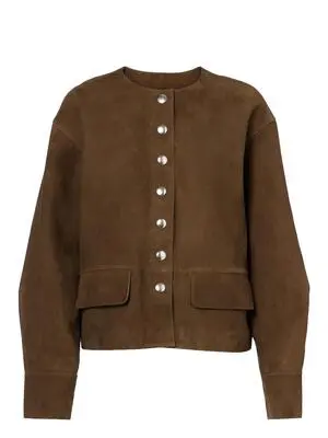 Proenza Schouler Robin Suede Jacket - Brown