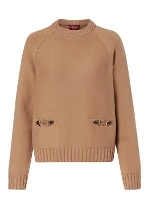 GUCCI Horsebit Wool And Cashmere Sweater