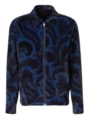 ETRO Printed Cotton Velvet Jacket
