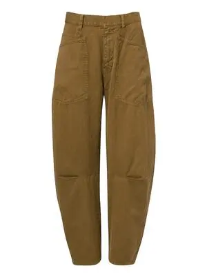NILI LOTAN Shon Barrel-Leg Pants