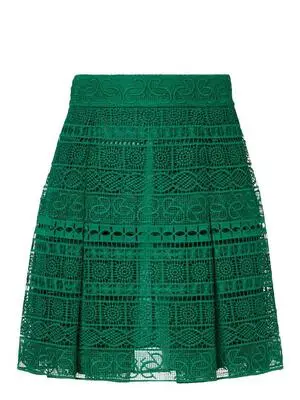 ELIE SAAB Elie Saab Macramé High-Rise Miniskirt