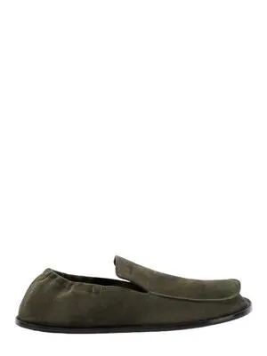 Loewe Flex Suede Loafers - Green