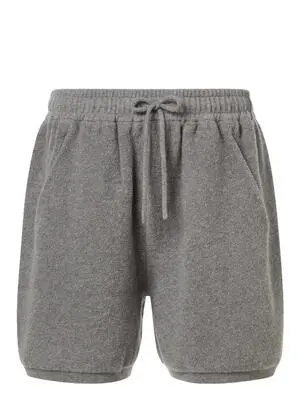Loewe Wool-blend Shorts - Grey