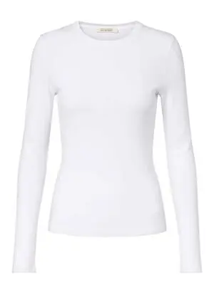 NILI LOTAN Emilie Cotton Jersey T-Shirt