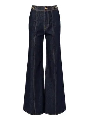 Ulla Johnson Delphine Wide-leg Jeans - Blue