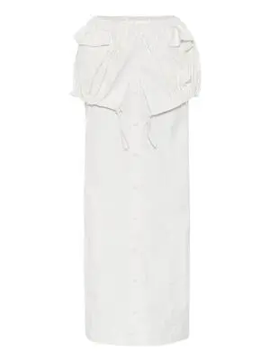 Jacquemus La Jupe Cueillette Maxi Skirt - White