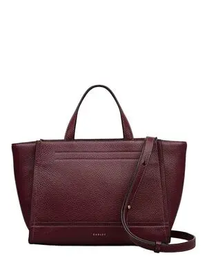 RADLEY Oak Street Ziptop Satchel Bag - Dark Cherry