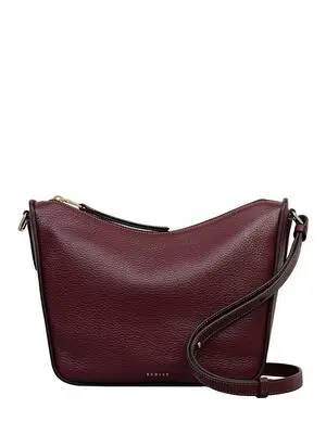 RADLEY Oak Street Medium Ziptop Crossbody Bag Dark Cherry