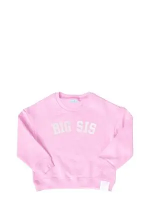 BITS & BOWS Big Sis Sweatshirt - Pink/white