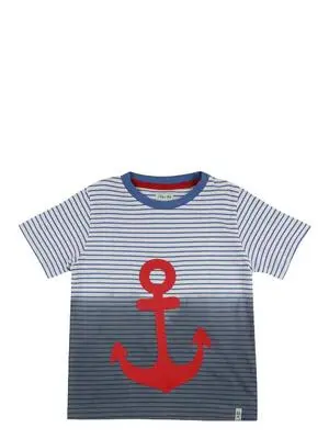 LILLY + SID Organic Cotton Anchor Print T-shirt - Multi