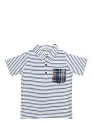 LILLY + SID Organic Cotton Stripe Print T-shirt - Multi