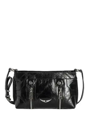 Zadig&Voltaire Patent Crossbody Bag - Noir
