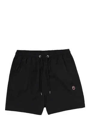 A BATHING APE One Point Relaxed Fit Water Shorts - Black