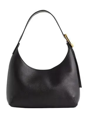 Madewell Sculptural Buckle Shoulder Bag - True Black