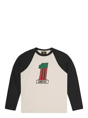 CORTEIZ Number 1 Raglan Long-sleeve - Black