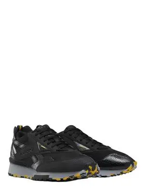 REEBOK Lx 2200 Reptile-textured Sneakers - Black