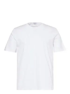 ARNE Mercerised Interlock Cotton-jersey T-shirt - White
