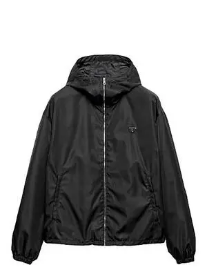 Prada Re-nylon Hooded Jacket - Black