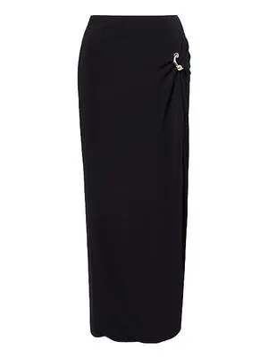 JEAN PAUL GAULTIER Piercing Asymmetric Jersey Midi Skirt